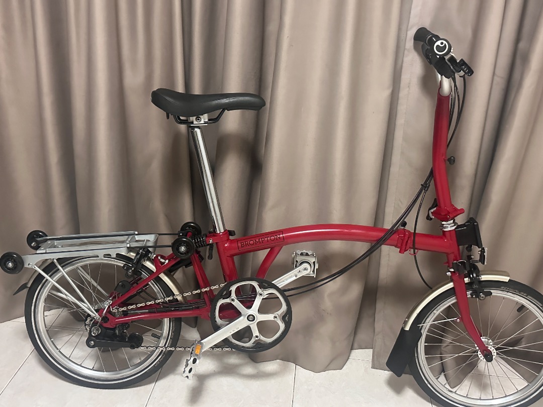 Brompton M6R C line trifold trifolding bicycle 2021 model , Sports ...