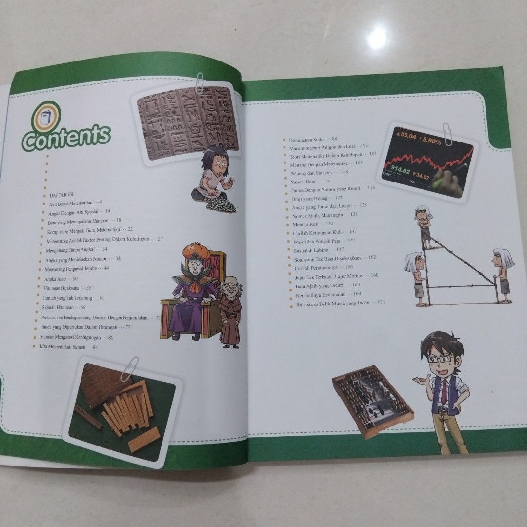 Buku Comic Why? Anak Science Pengetahuan Dasar Komik Bergambar Numbers & Math / Angka dan ...