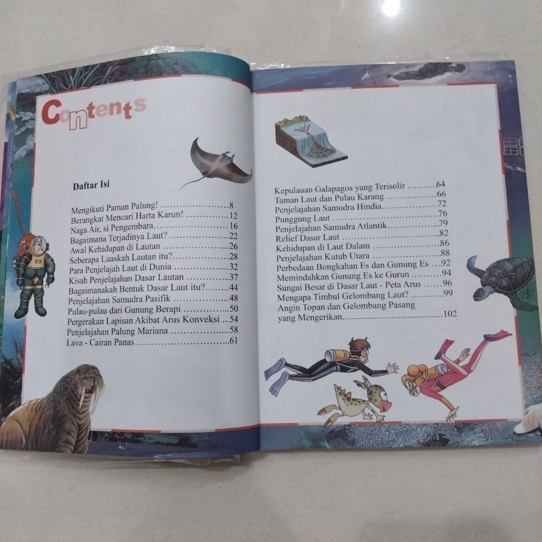 Buku Comic Why? Anak Science Pengetahuan Dasar Komik Bergambar The Sea ...