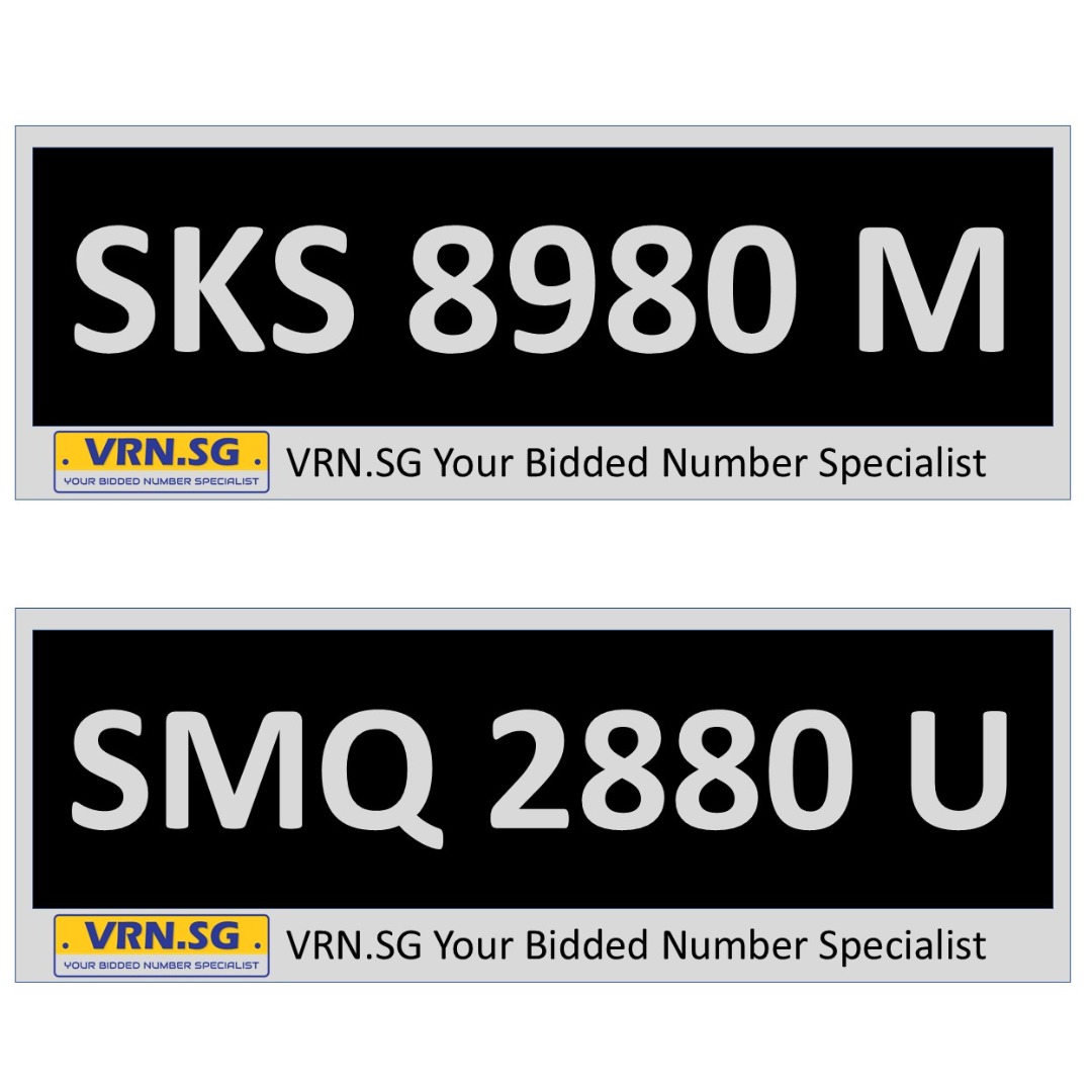 Car Number Plate for Sale: SKS 8980 M , SMQ 2880 U, Car Accessories ...