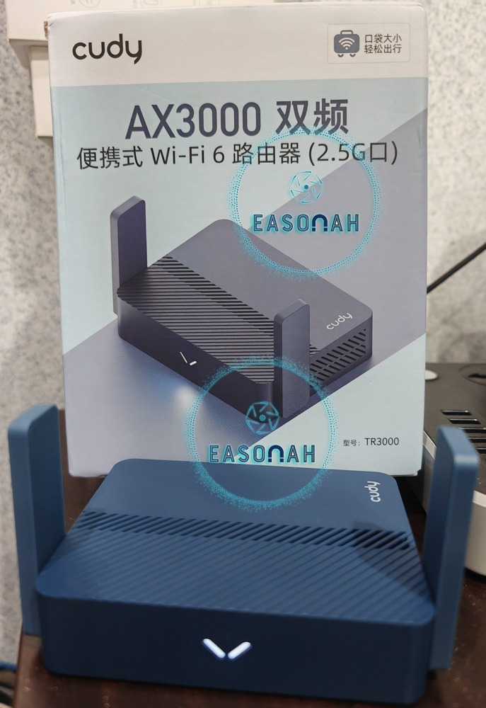 Cudy TR3000 Pocket Size AX3000 2.5G Wi-Fi 6 Travel Router OpenVPN Wireguard WiFi Router Connect ...