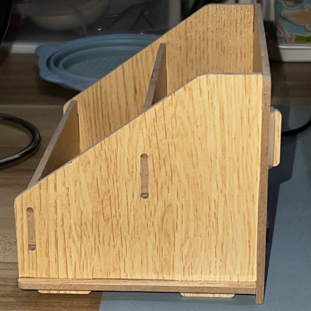 Daiso 2-tier desk organizer, Furniture & Home Living, Home Decor, Other ...