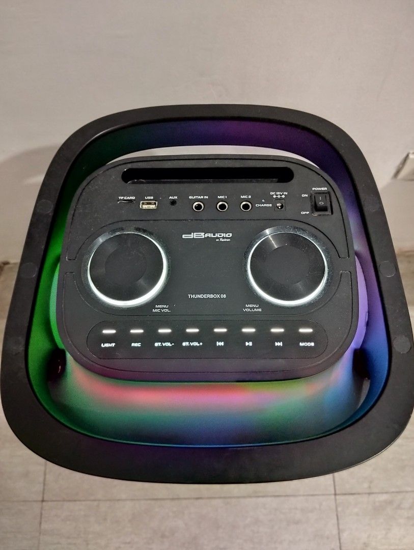 DB Audio by Astron THUNDERBOX-08 Mobile Trolley Bluetooth Speaker | 1 ...