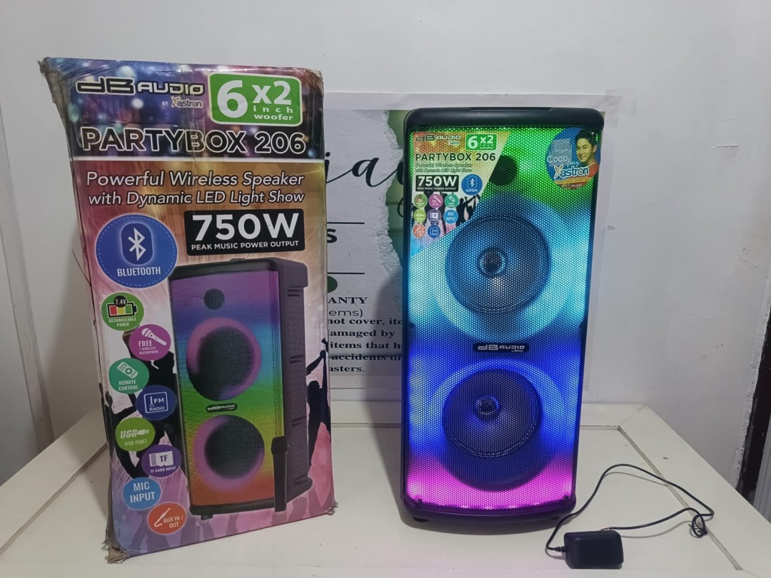 DB audio Partybox 206 Bluetooth speaker, Audio, Portable Music Players ...