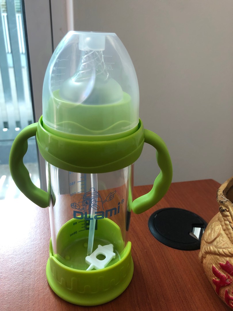 Dlami Baby Glass Bottle, Babies & Kids, Nursing & Feeding ...
