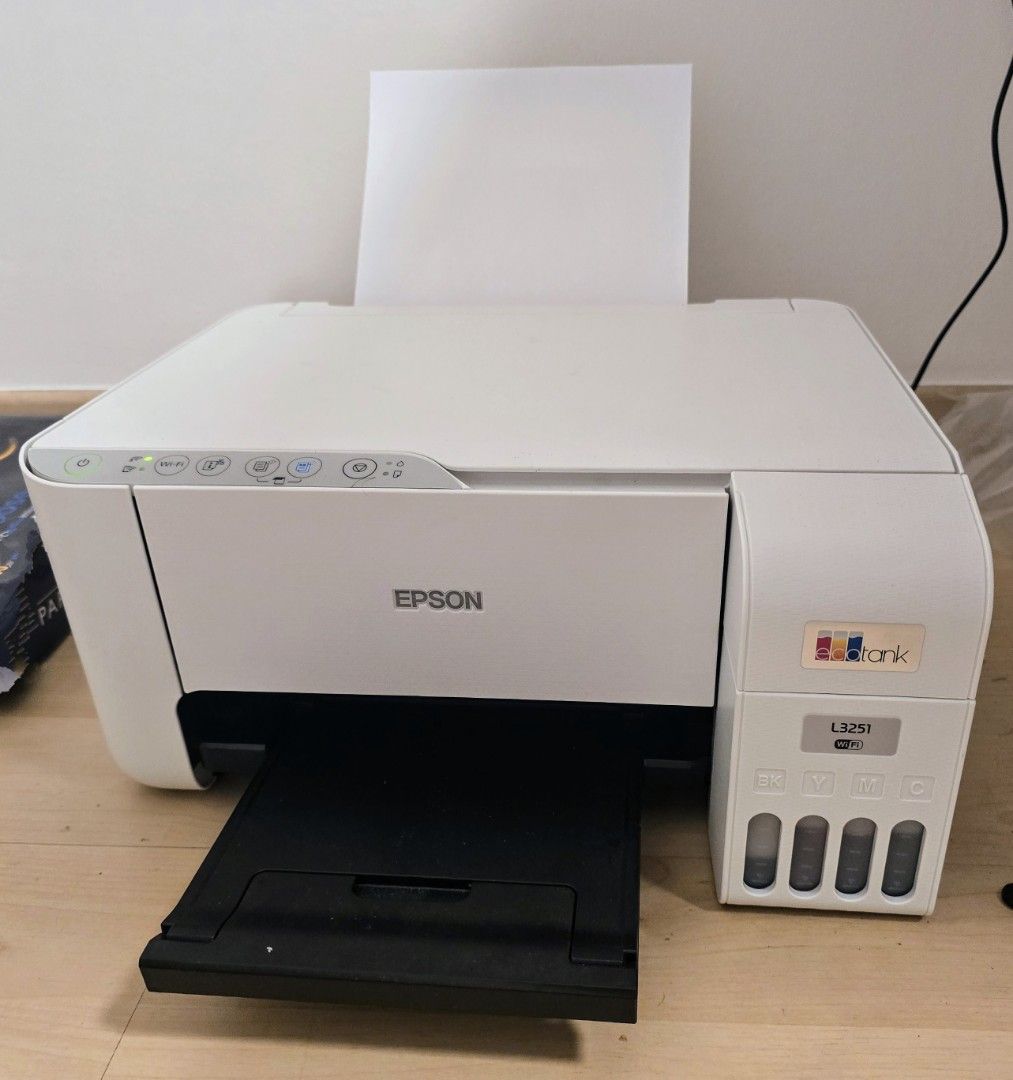 Epson L3251 Printer Print Copy Scan 3 in 1 ink tank color all in 1 ...