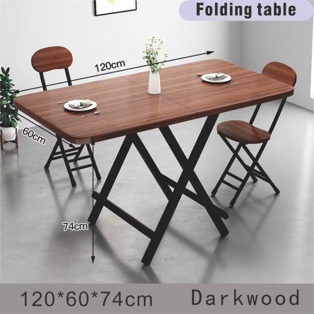 Foldable Dining Table | Space Saving Dinner Table | Dual Side Drop Leaf ...