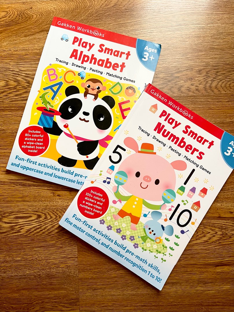 Gakken Workbook - Play Smart Alphabet & Numbers / Activity Book, Buku & Alat Tulis, Buku Anak ...