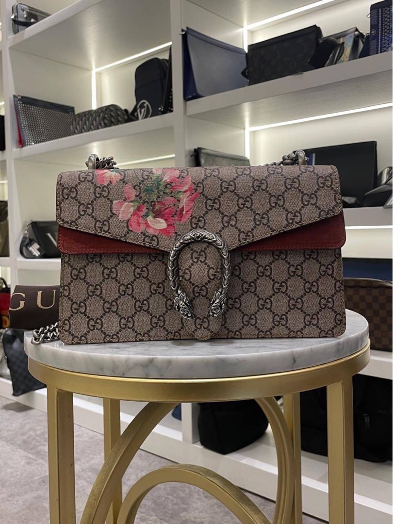 Gucci GG Supreme Logo Bloom Dionysus Bag, Luxury, Bags & Wallets on ...