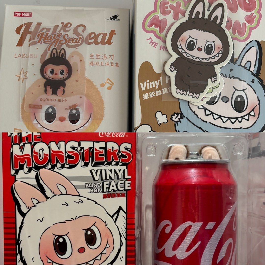 (Instock) Labubu The Monsters V1 V2 Coca Cola Secret Chestnut Cocoa ...
