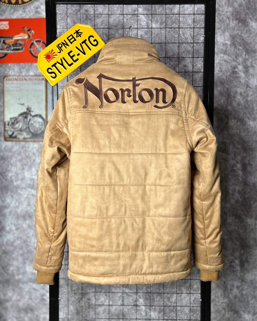 Jaket motor racing touring norton england biker original, Fesyen Pria ...