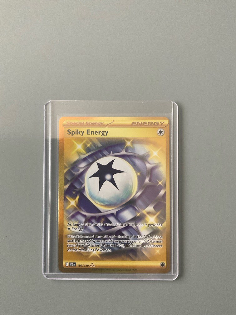 Journey Together Spiky Energy JTG 190 hyper rare gold card TCG Pokemon ...