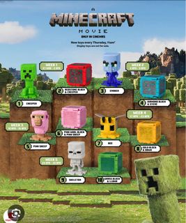Authentic minecraft movie happy meal Mcd McDonald MacDonald : BOOK ...