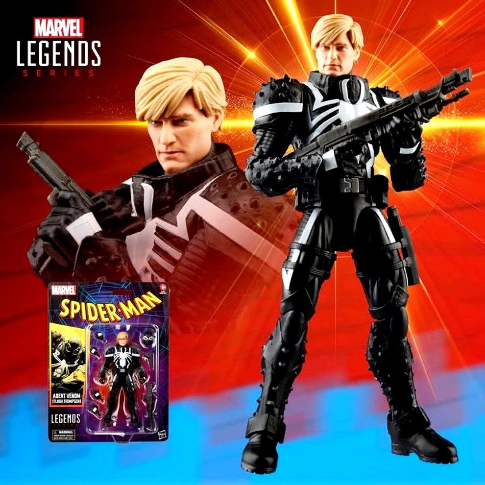 MISB Marvel Legends Spider-Man Agent Venom ( Flash Thompson ), Spider ...