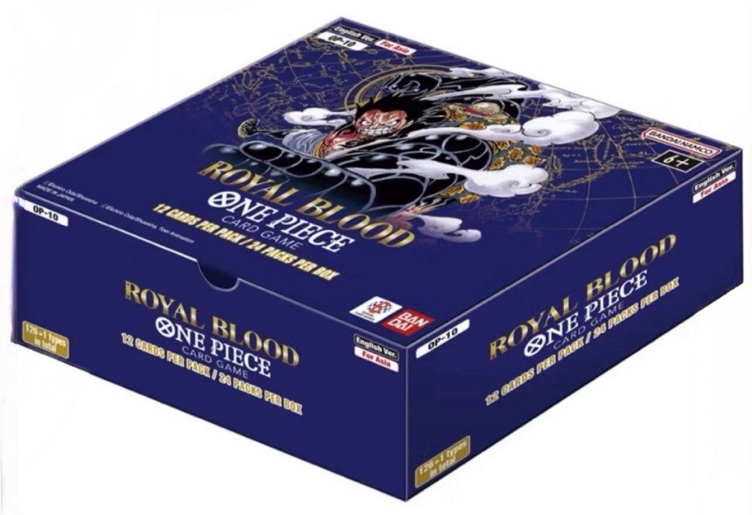 One Piece TCG OP10 English Booster Box Royal Blood OP-10, Hobbies ...