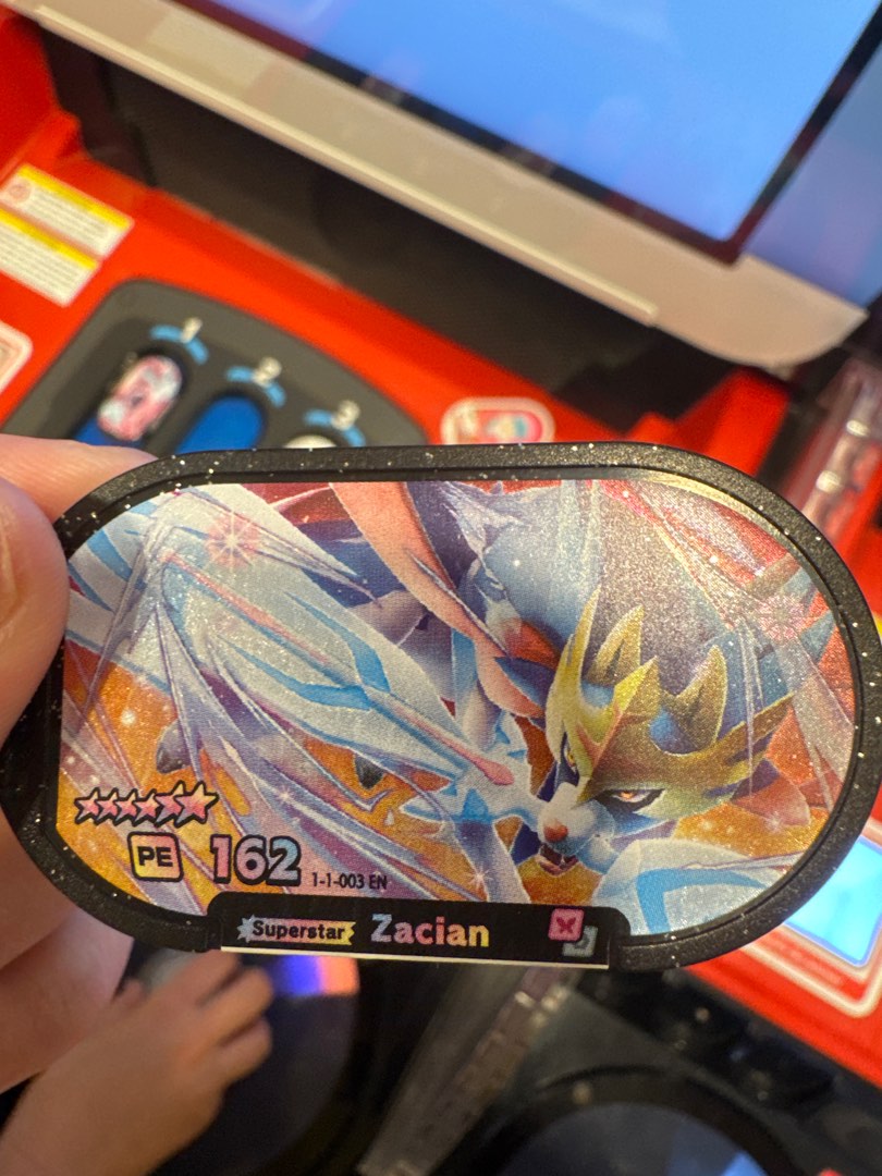 Pokemon mezastar Zacian, Hobbies & Toys, Toys & Games on Carousell