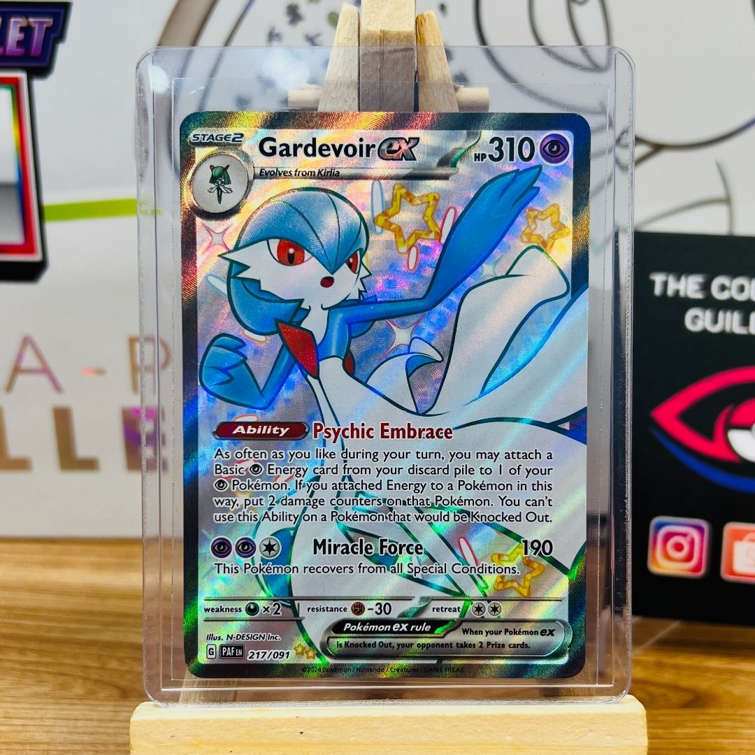 Pokemon TCG Gardevoir ex | Paldean Fates | Shiny UR | 217/091 | EN ...