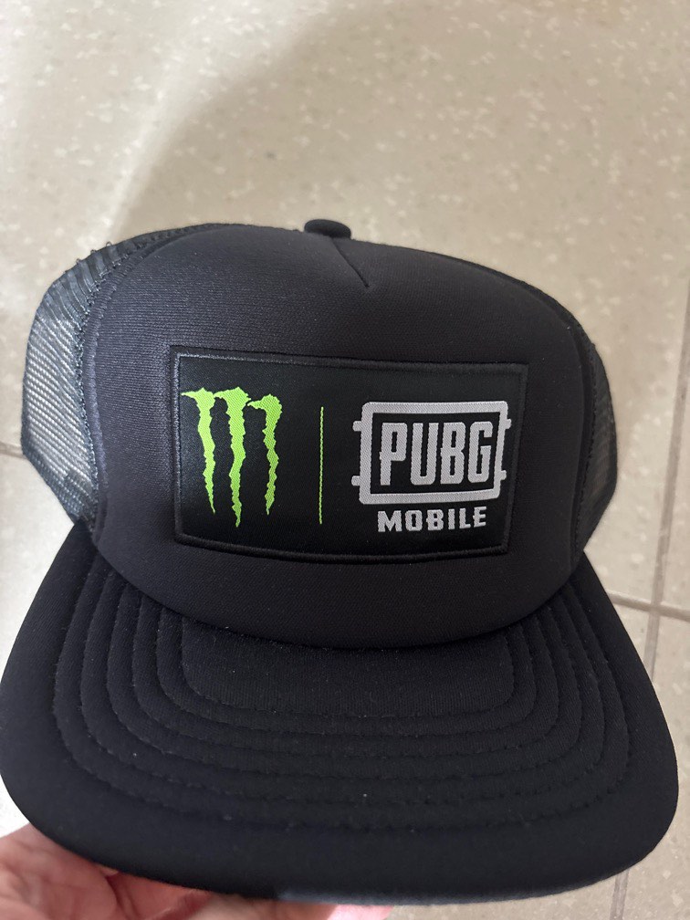 PUBG monster energy trucker cap hat, Men's Fashion, Watches ...
