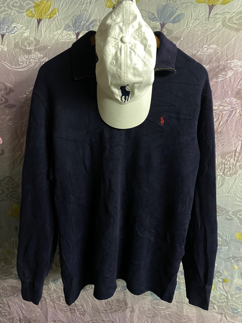 Ralph Lauren Cap and Qzip, Men's Fashion, Tops & Sets, Formal Shirts on ...