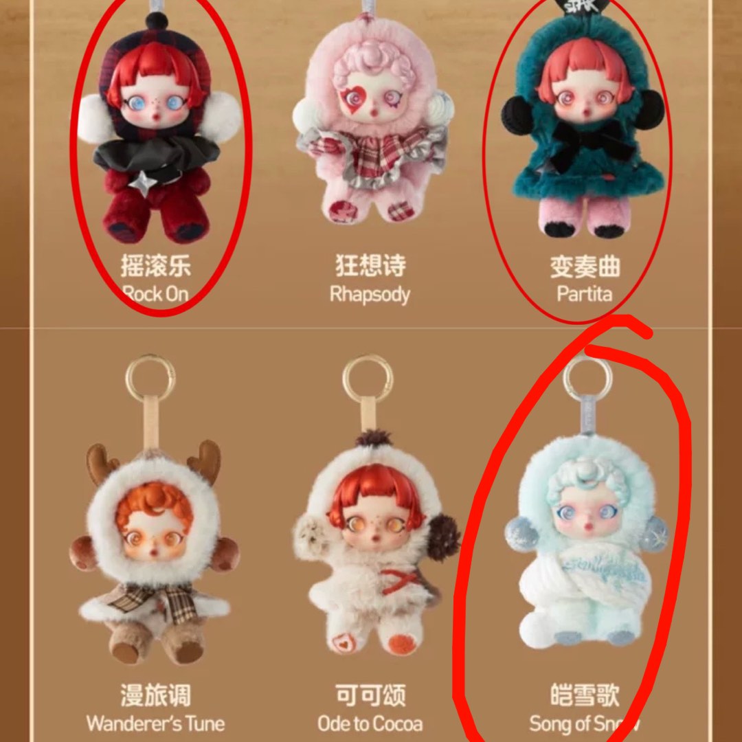 skullpanda sp popmart 冬日樂章 變奏曲 搖滾樂 song of snow 毛絨, 興趣及遊戲, 玩具 & 遊戲類 ...