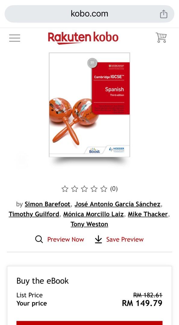 Spanish Textbook - IGCSE, Hobbies & Toys, Books & Magazines, Textbooks ...