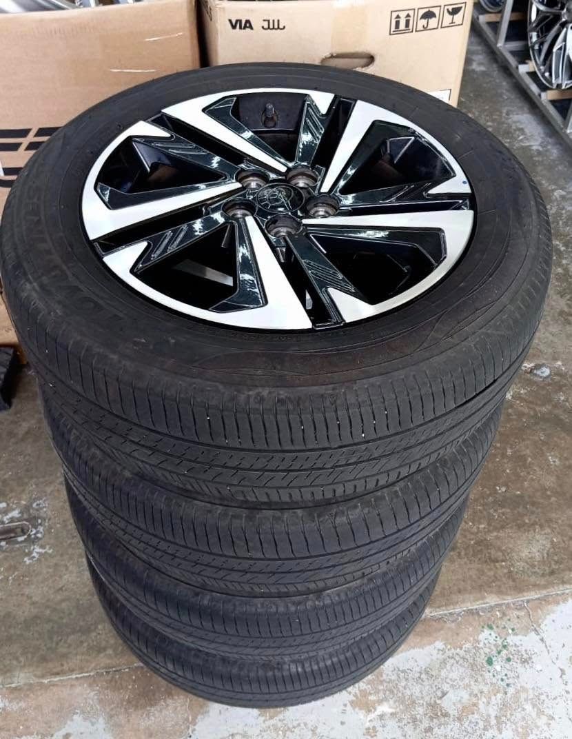 SPORT Rim PERODUA ORI 16" NEW ALZA TYRE TOYO 90% POLO WISH ALTIS BRZ ...