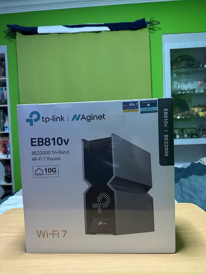 Tp link EB810v BE22000 Tri-Band Wi-Fi 7 Router, Computers & Tech, Parts ...