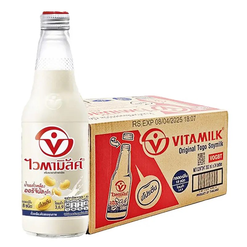 Vitamilk Soy Milk Original Formula Togo 300 ml. x 24, Food & Drinks ...
