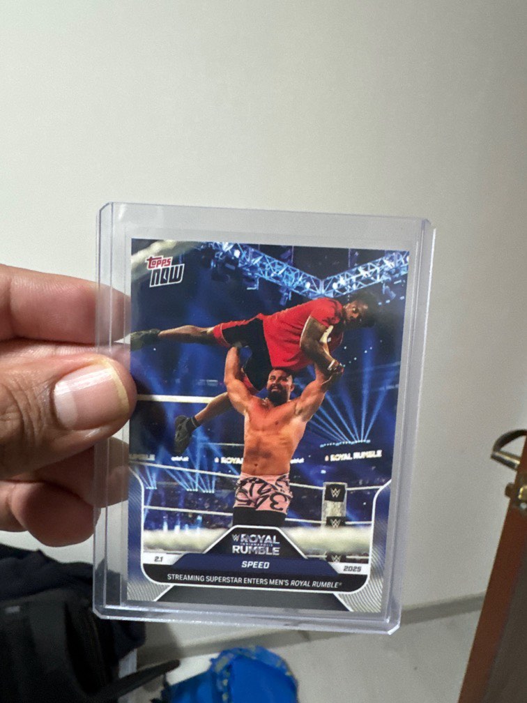 WWE iShowSpeed Royal Rumble card, Hobbies & Toys, Toys & Games on Carousell