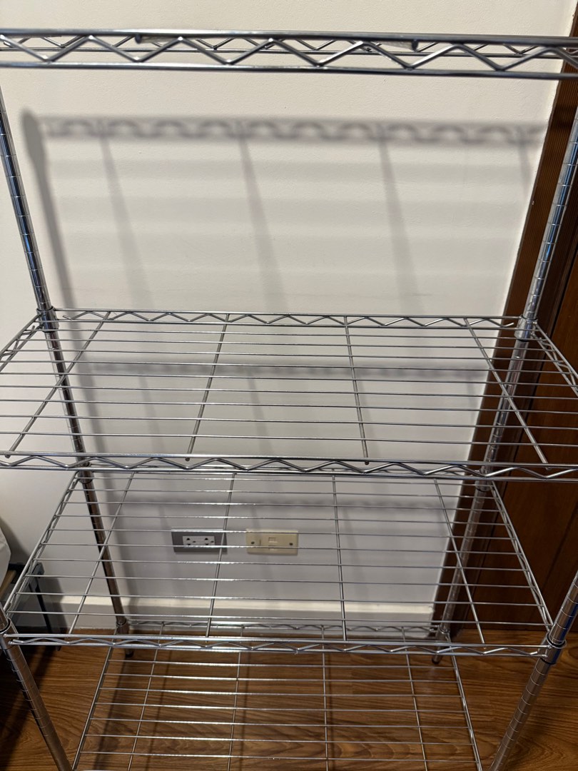 4 tier metal rack, Furniture & Home Living, Furniture, Shelves ...