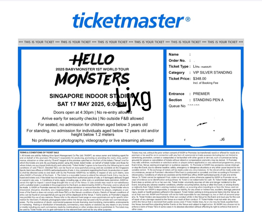 BABYMONSTER Hello Monsters Tour Singapore, Tickets & Vouchers, Event ...