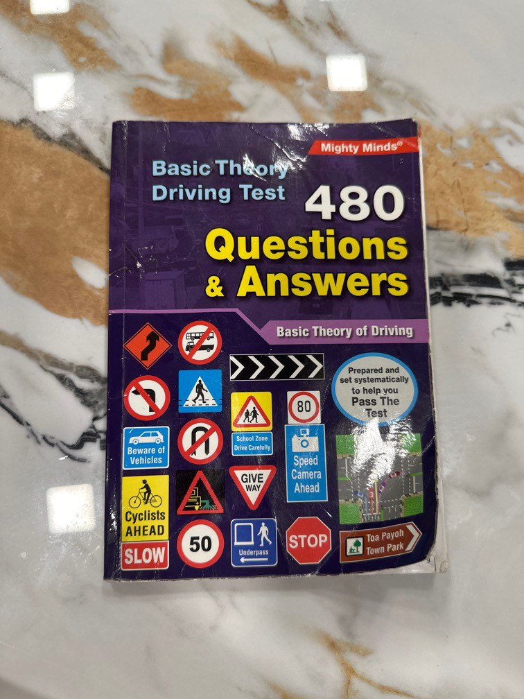 Basic theory driving test, Hobbies & Toys, Books & Magazines, Textbooks ...