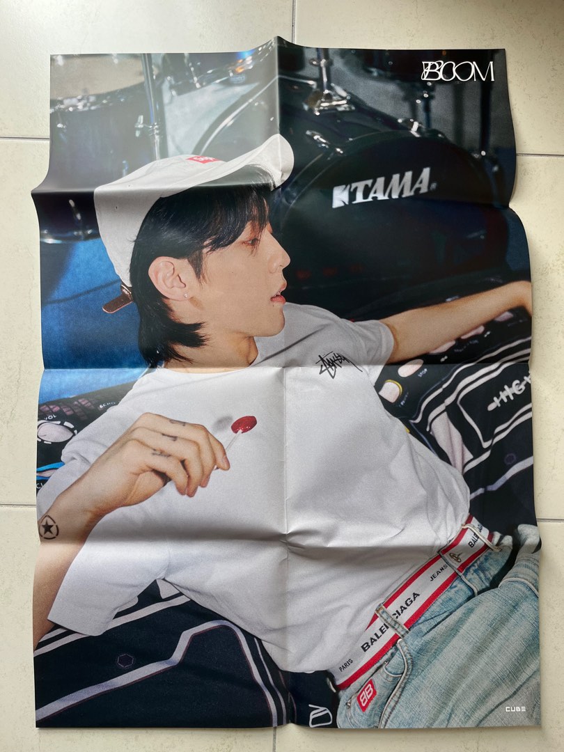 BTOB Minhyuk Boom Official Folded Poster, Hobbies & Toys, Collectibles & Memorabilia, K-Wave on ...