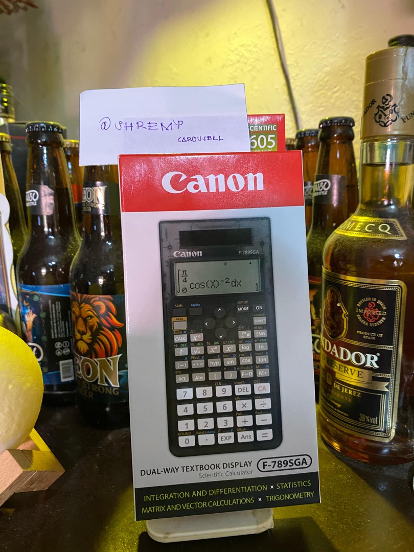 Canon f789-sga Transparent Scientific Calculator, Everything Else, Others on Carousell