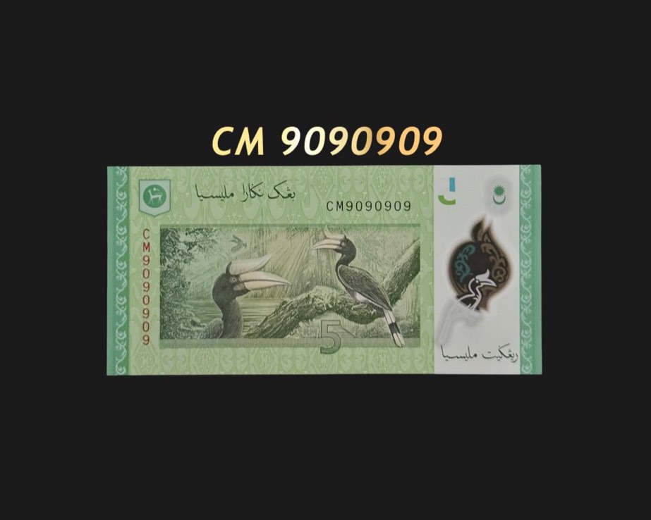 (CM 9090909) 13th 5 Ringgit Radar Serial Number UNC., Hobbies & Toys ...