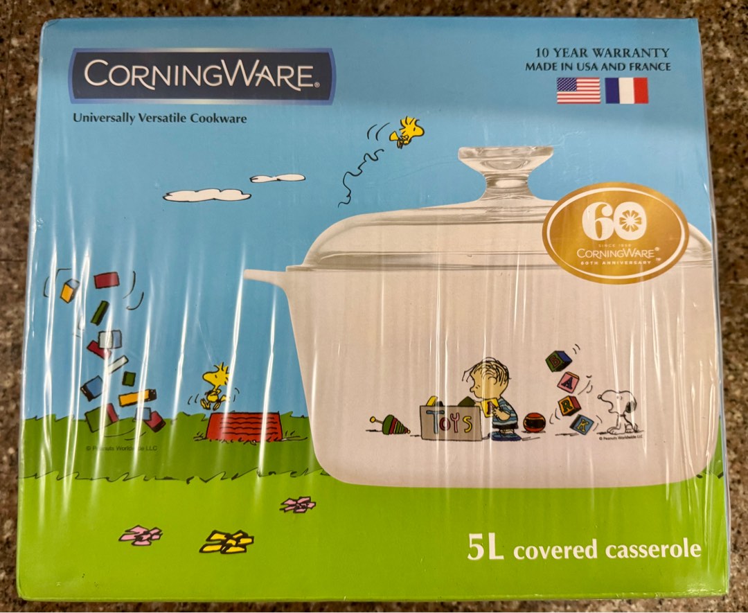Corning Ware Universally Versatile Cookware 5 L (Snoopy Limited Edition ...