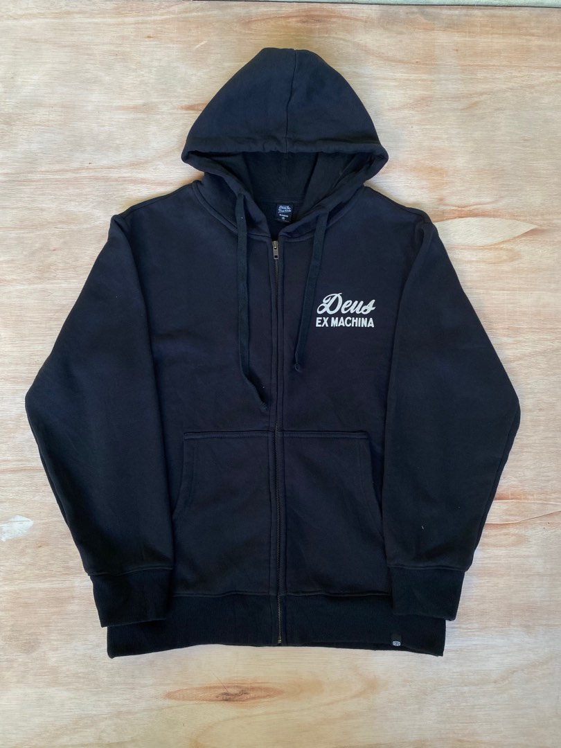 Deus Ex Machina "Deus ID "Canggu" Zip Hoodie Black Original Authentic / Union Made / Norton ...
