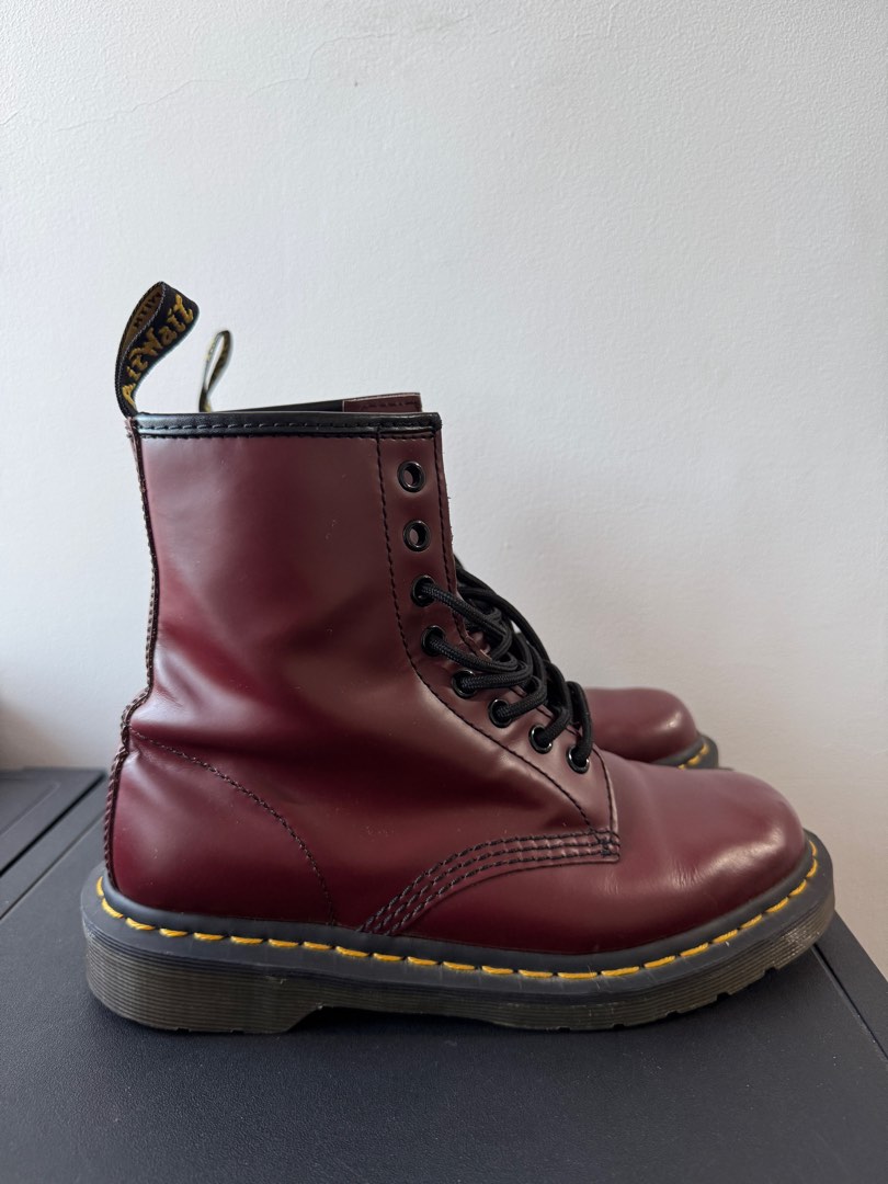 Dr. Martens 1460 Cherry Red UK 5, Women's Fashion, Footwear, Boots on Carousell