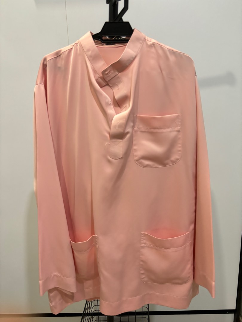 Dusty pink Jakel Aaron Aziz Baju Melayu set dusty pink, Men's Fashion ...