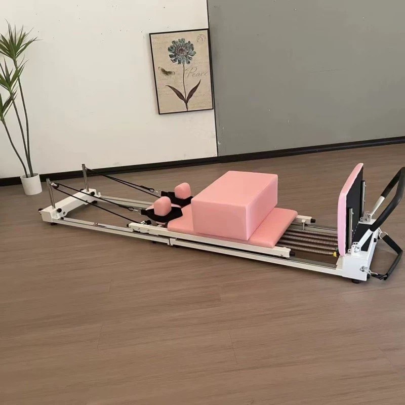 Foldable portable pilates reformer machine, Sports Equipment, Exercise ...