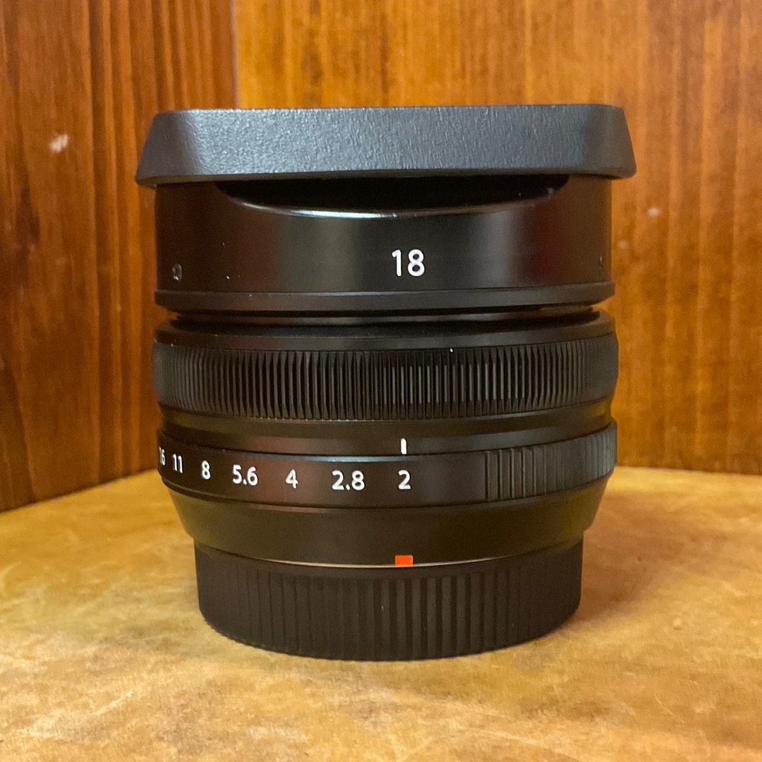 FUJIFILM XF 18 F2 R W/BOX (28A00713), Photography, Lens & Kits on Carousell
