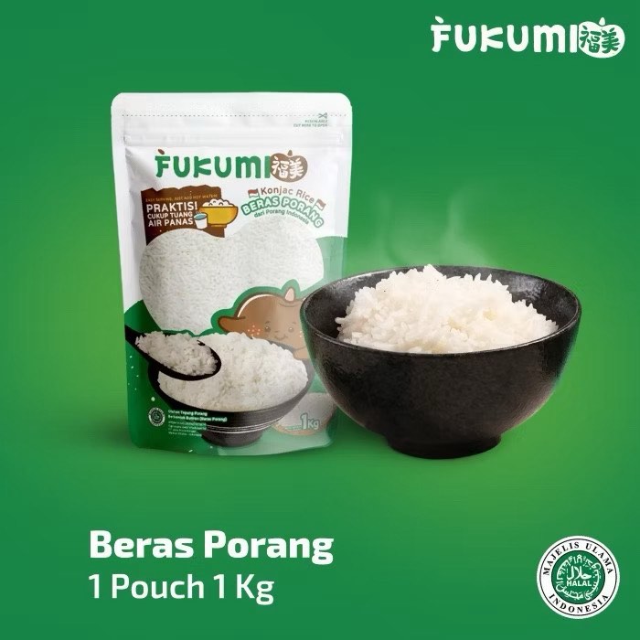 Fukumi konjac rice 1kg, Food & Drinks, Rice & Noodles on Carousell