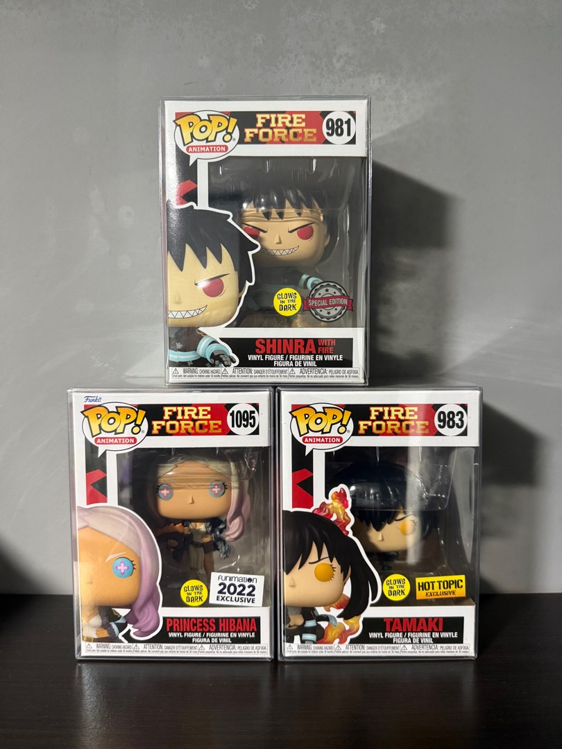 VAULTED Funko Pop Fire Force Shinra Hibana Tamaki Anime Animation Vinyl ...