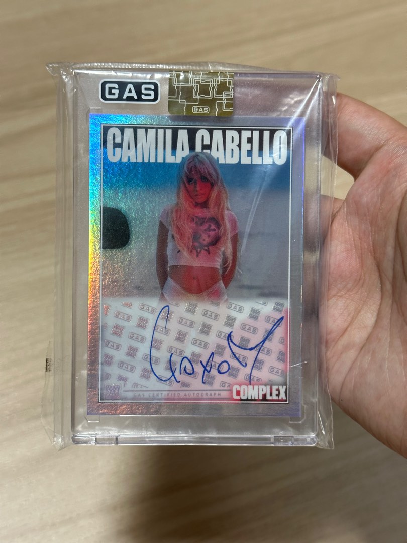 Gas trading card x Complex Camila Cabello Rainbow foil /40 auto autograph, Hobbies & Toys, Toys ...