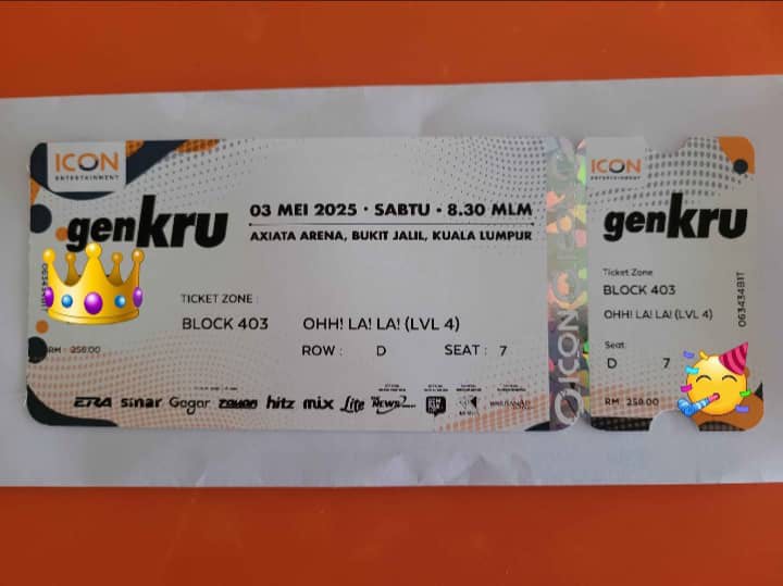 GenKru Day 1 [3rd May 2025], Tickets & Vouchers, Event Tickets on Carousell