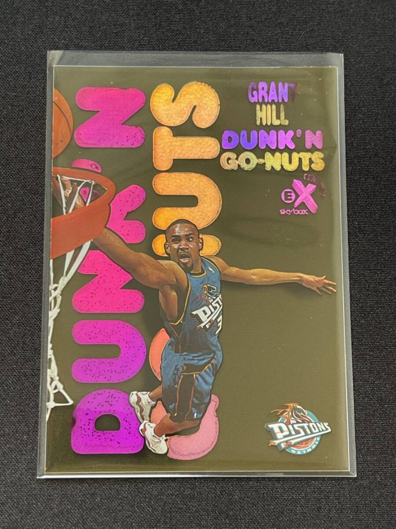 Grant Hill [1998-99 Skobx EX Century] Dunk'n Go-Nuts Rare Insert ...
