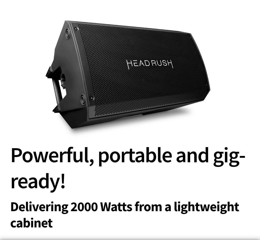 Headrush FRFR-112 MKII Amplifier PA Full Range Flat Response Literally ...