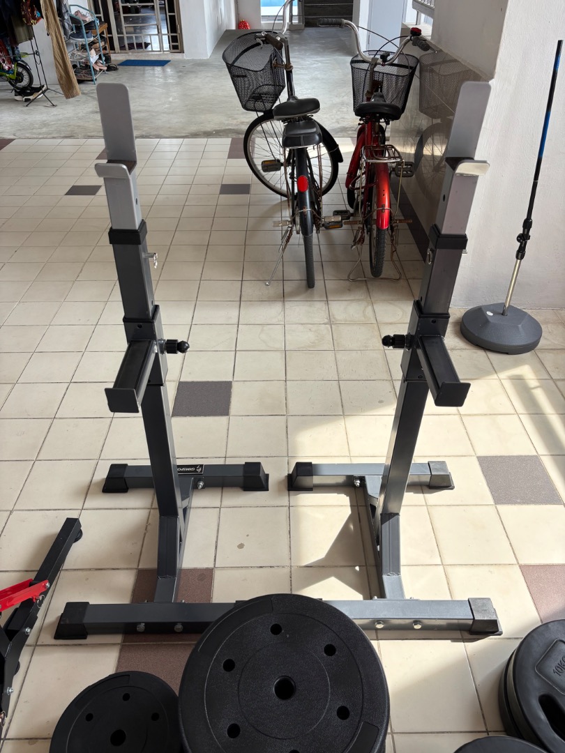 Gymsportz Portable Squat Rack – Adjustable & Compact ($80), Sports ...