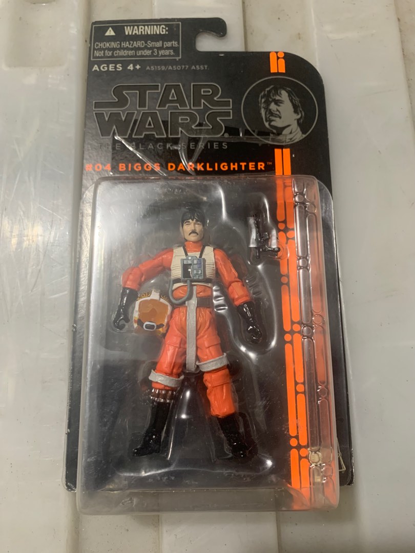 Hasbro Star Wars Black Series #04 Orange 3.75 Biggs Darklighter TVC ...
