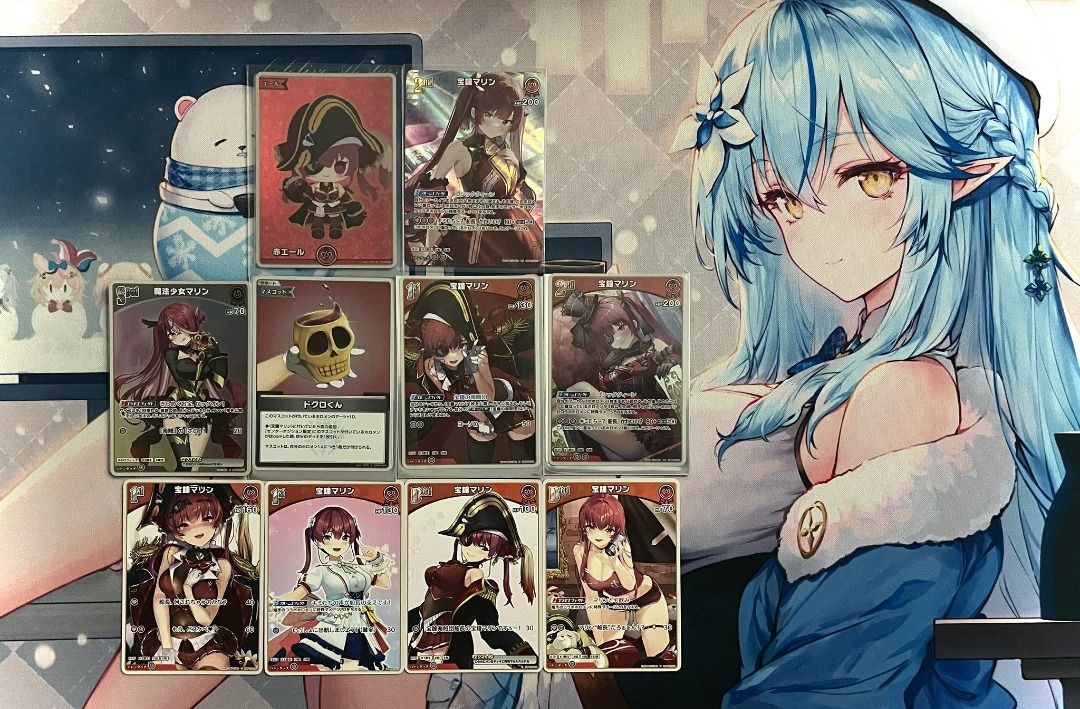 Hololive 宝鐘マリン Houshou Marin 寶鐘瑪琳 hbp02 第二彈 Official Card Game ocg tcg ( sy ur s rr r u c ), 興趣及 ...